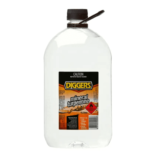 Diggers Mineral Turpentine 4L | North West Hardware