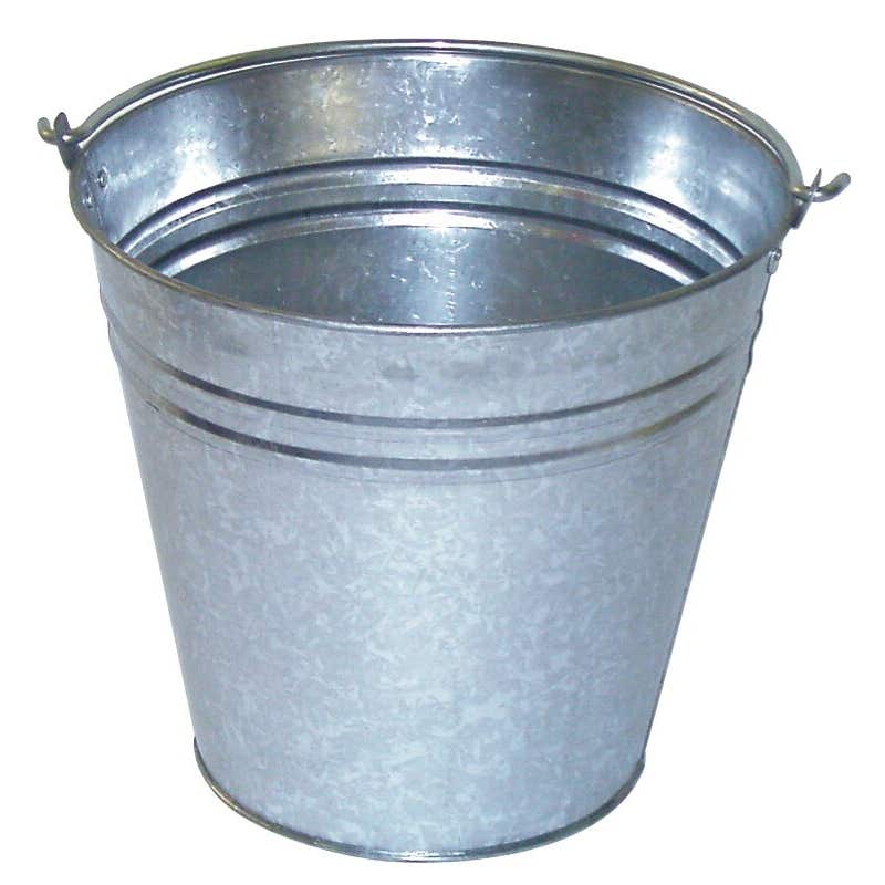 Queen Galvanised Bucket 10L | North West Hardware